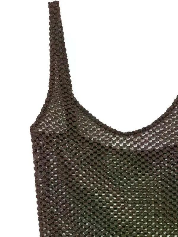 FROM BIKINI Crochet Knit Maxi Dress