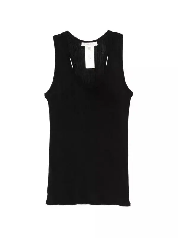 THE ROW Cendrea Ribbed Knit Racerback Tank Top