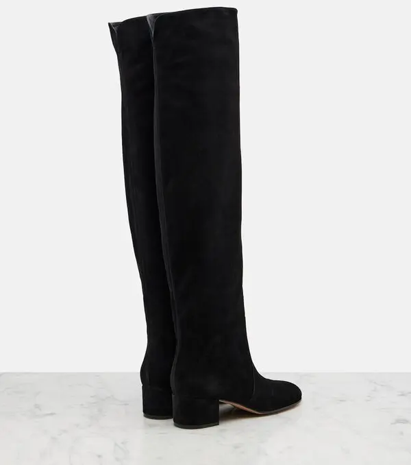 GIANVITO ROSSI Suede Knee-high Boots