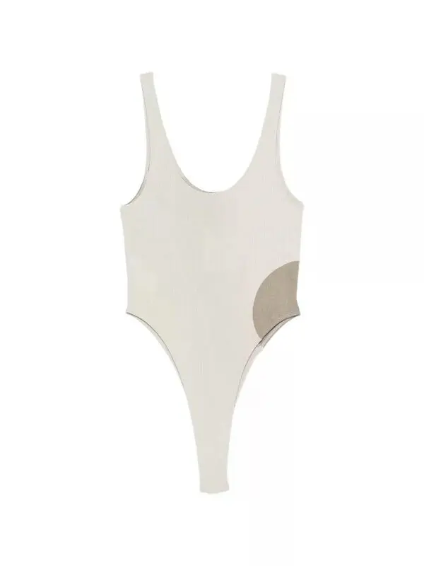 OPEN YY Polka-dot Bodysuit