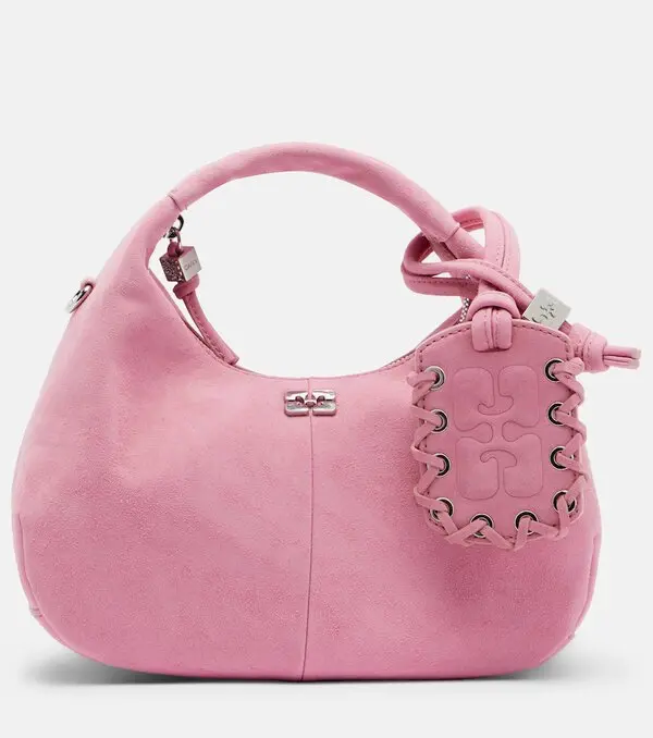 GANNI Mini Top Handle Bag - Pink