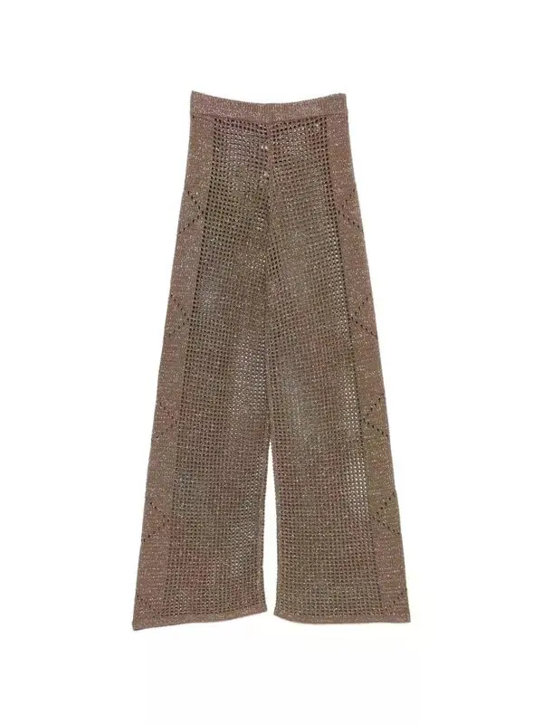 MC2 SAINT BARTH Elga Crochet-knit Trousers