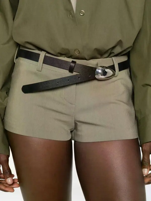 THE FRANKIE SHOP Belt-loop Concealed-fastening Shorts
