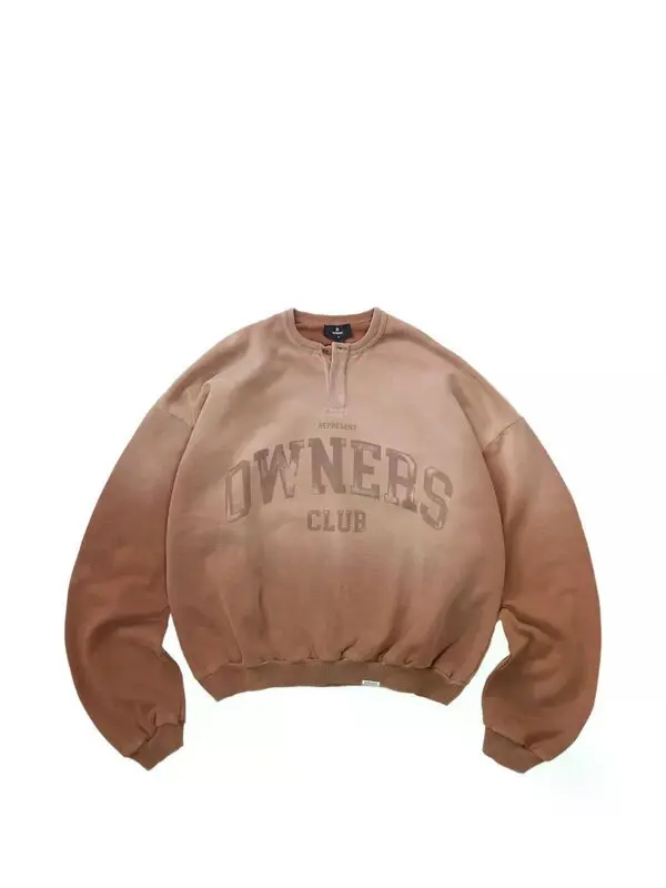 REPRESENT Owners Club Logo-print Sweater - Brown