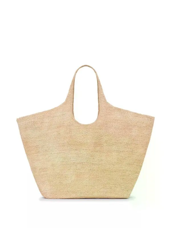 ANINE BING Lili Raffia Tote Bag - Neutrals