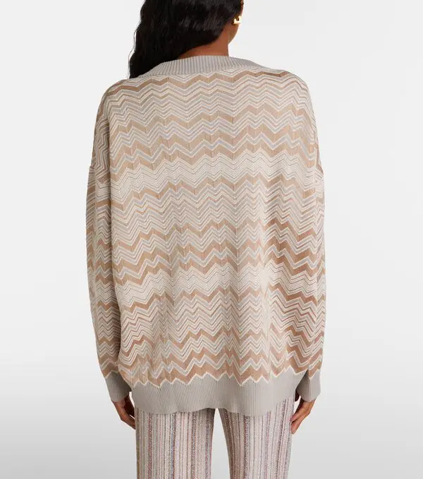 Missoni Zigzag V-neck Sweater