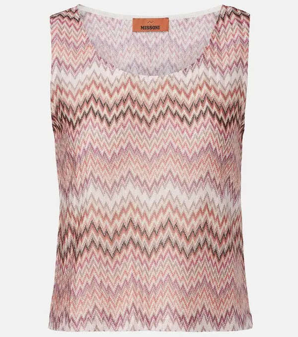 Missoni Zigzag Knit Top - Multicoloured
