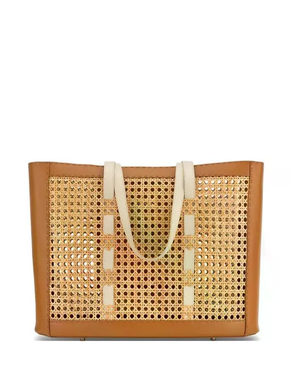 Tyler Ellis Jumbo Bristol Wicker-leather Tote Bag