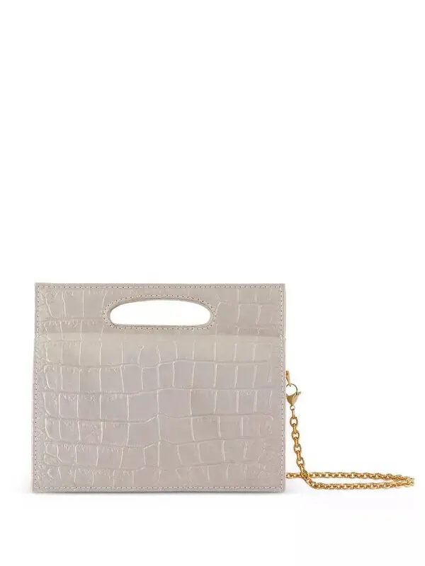 Tyler Ellis Mini Stella Stamped-satin Tote Bag