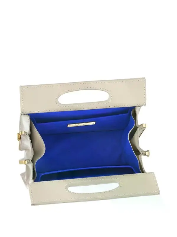 Tyler Ellis Mini Stella Stamped-satin Tote Bag