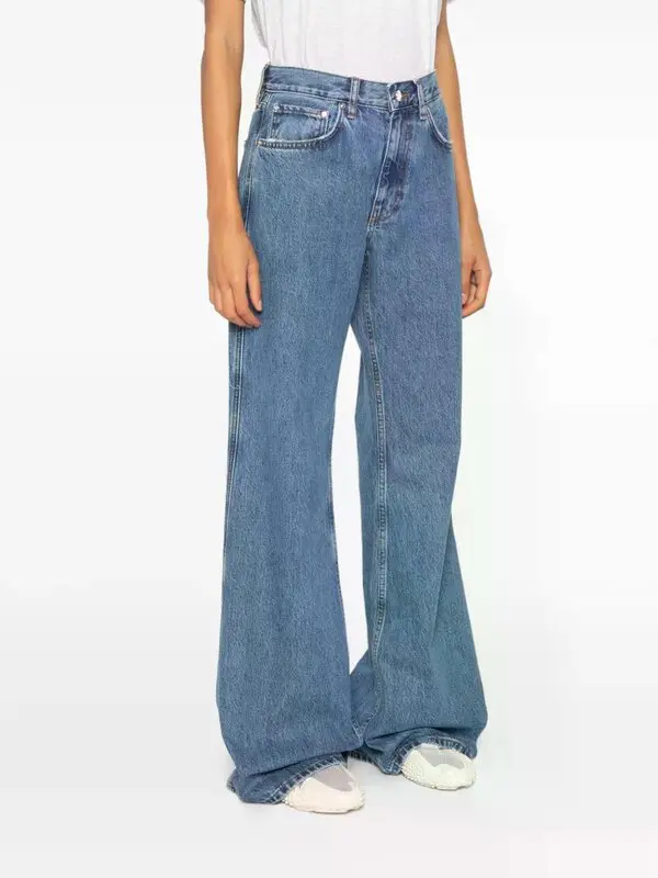 ANINE BING Wyatt Wide-leg Jeans