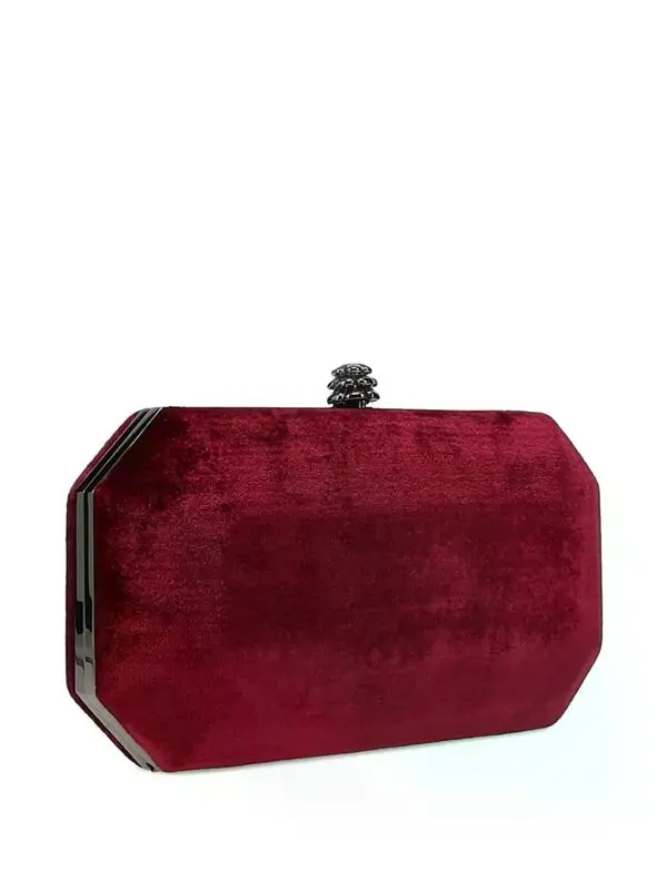 Tyler Ellis Perry Velvet Clutch Bag