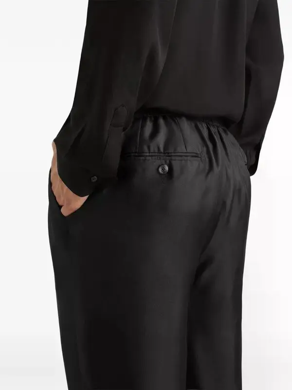 Dolce & Gabbana Silk Twill Jogging Trousers