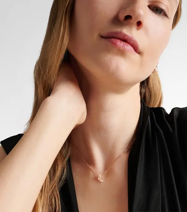 REPOSSI 18kt Rose Diamond Pendant Necklace