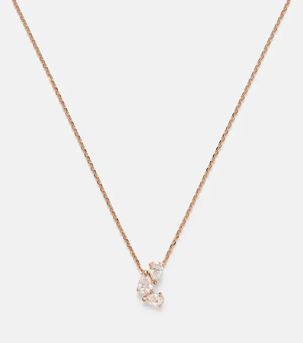 REPOSSI 18kt Rose Diamond Pendant Necklace