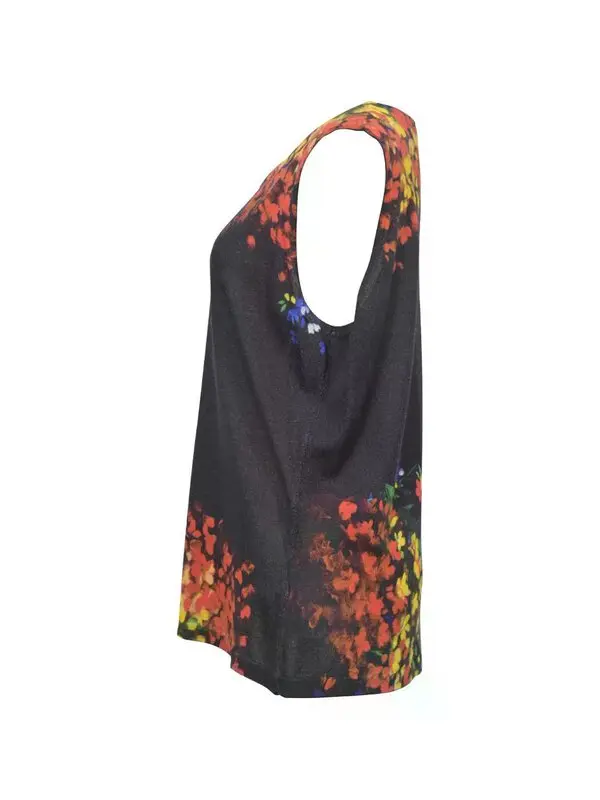 Escada Floral-print Twin Set Sweater