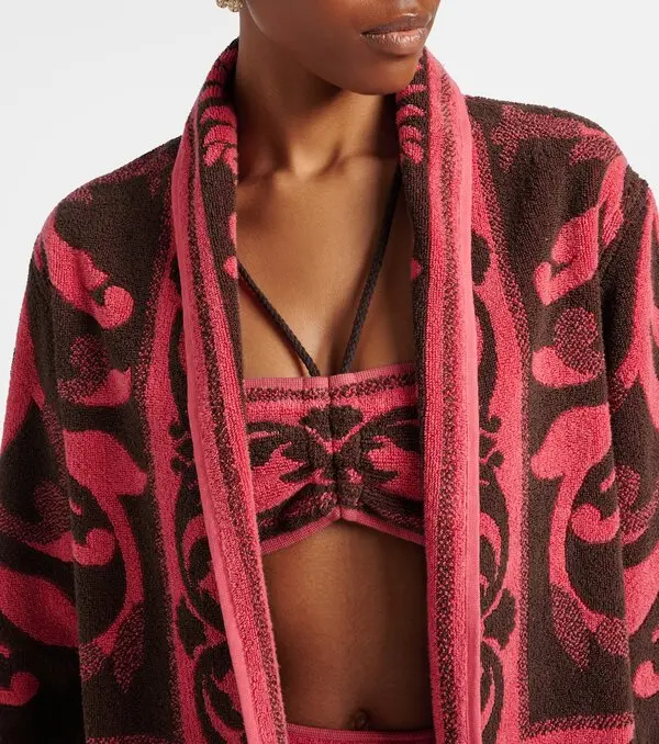 Valentino Garavani Cotton Terry Jacquard Jacket