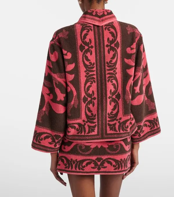 Valentino Garavani Cotton Terry Jacquard Jacket