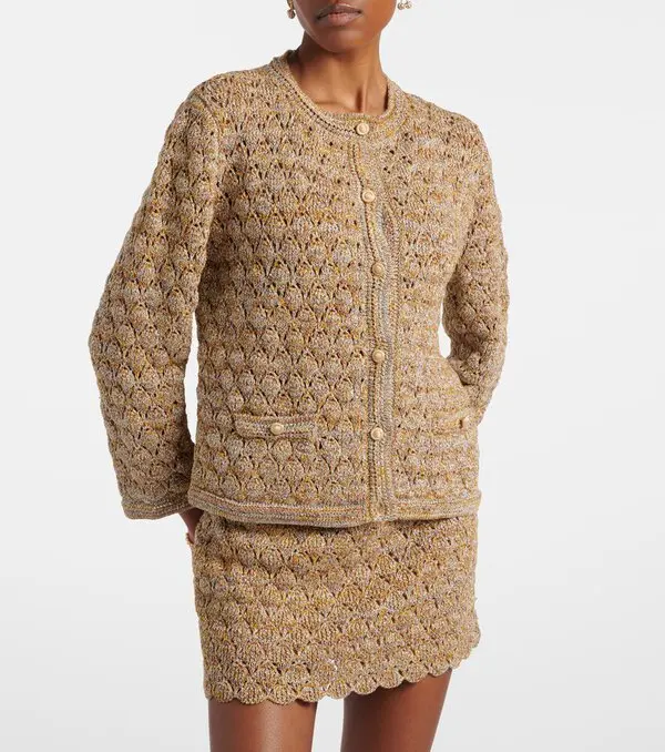 Valentino Garavani Open-knit Cardigan