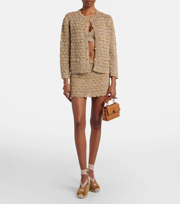Valentino Garavani Open-knit Cardigan