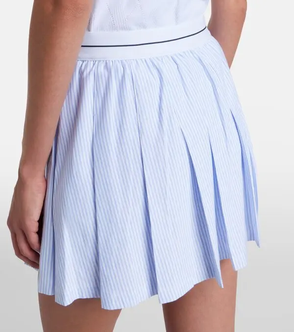 Varley Toyah Striped Tennis Skirt - Blue