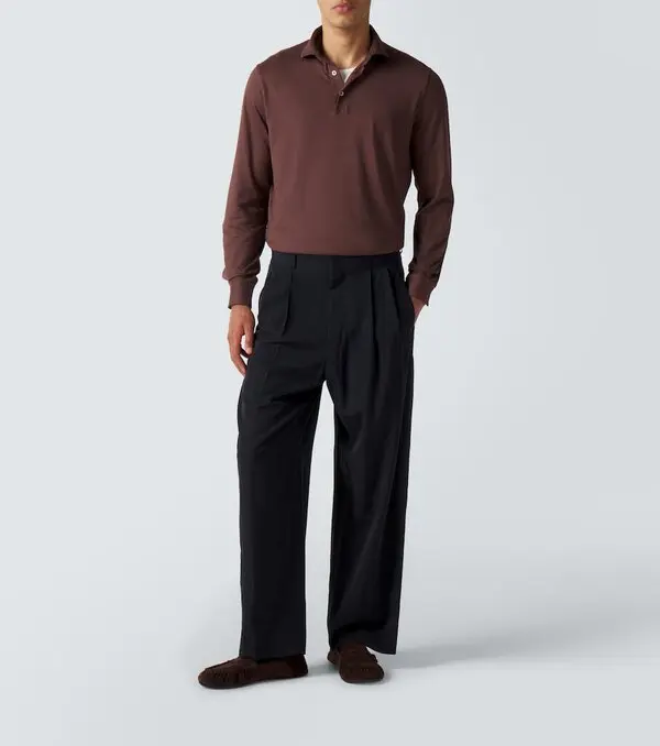 Fedeli Cotton Piqu� Polo Shirt