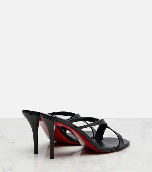 CHRISTIAN LOUBOUTIN Mulazee Leather Mules - Black