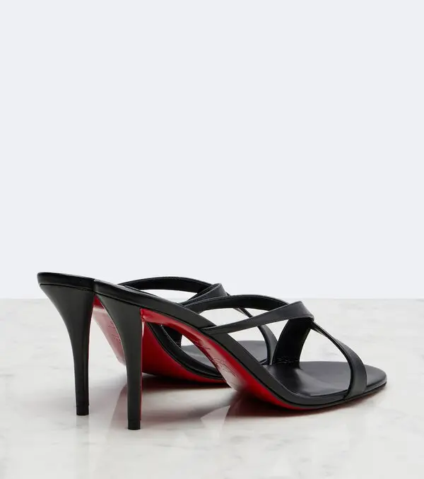 CHRISTIAN LOUBOUTIN Mulazee Leather Mules - Black