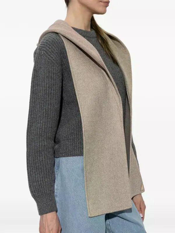 Max Mara Erba Hooded Cashmere Scarf