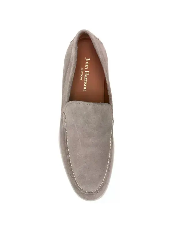 JOHN HARRISON Suede Slip-on Loafers