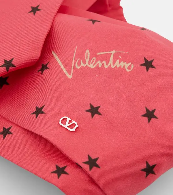 Valentino Garavani Printed Silk Twill Headband