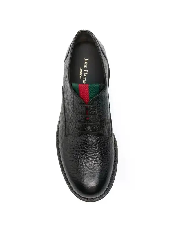JOHN HARRISON Pebbled-effect Derby Shoes