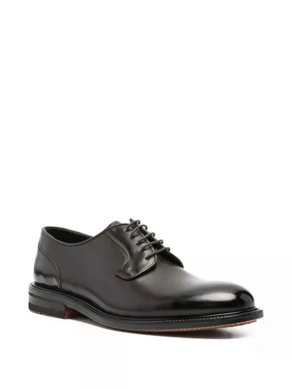 JOHN HARRISON Lace-up Leather Derby Shoes