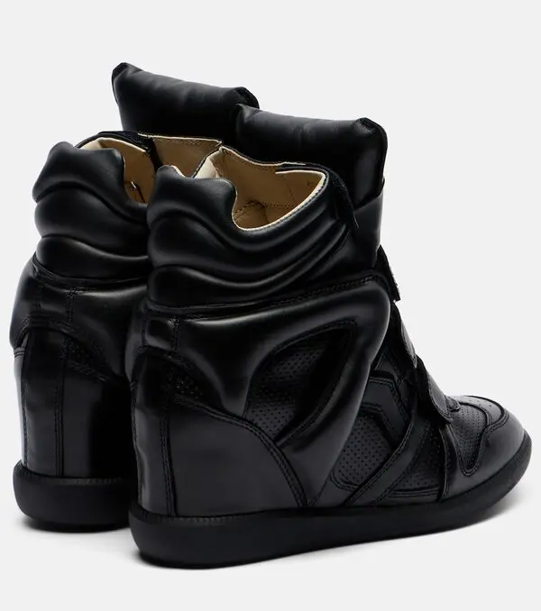 Isabel Marant Étoile Bekett Leather Sneakers - Black