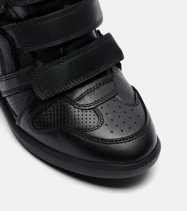 Isabel Marant Étoile Bekett Leather Sneakers - Black