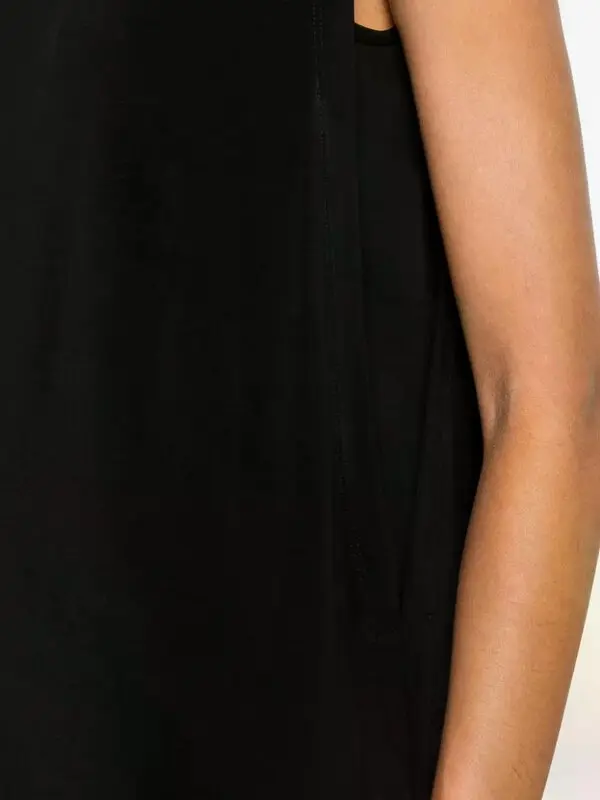 Issey Miyake Sleeveless Boat-neck Midi Dress