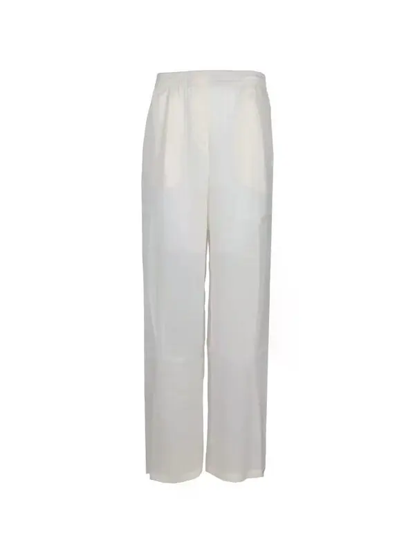 LA ROSE Silk Trousers