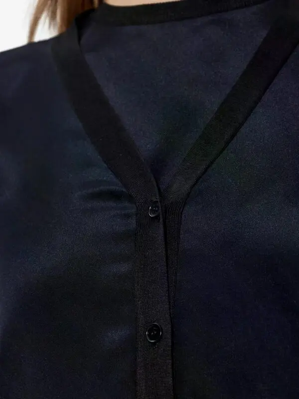 Max Mara Ninfee Silk-blend Cardigan
