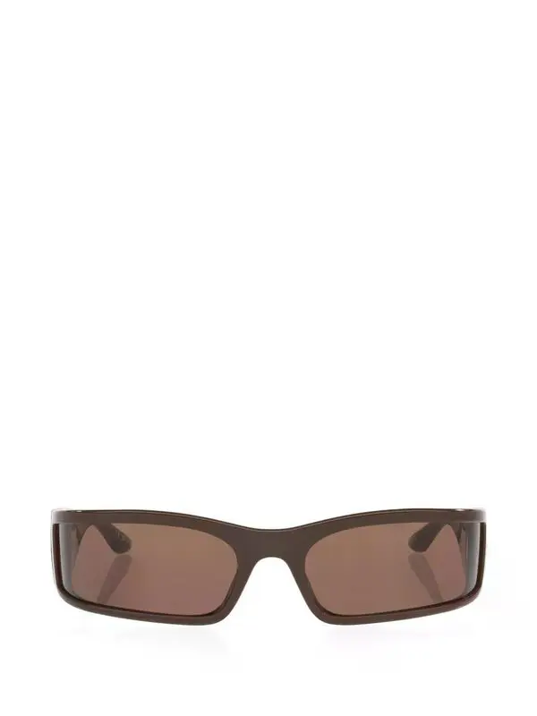 Balenciaga Irregular Frame Sunglasses - Brown