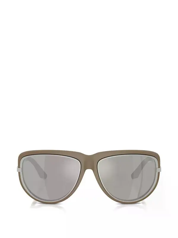 Burberry Pilot Frame Mirrored Sunglasses
