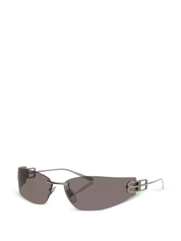 Balenciaga Bb Rimless Sunglasses - Silver
