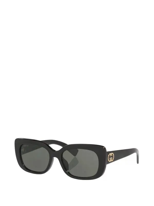 Gucci Rectangle Frame Sunglasses - Black