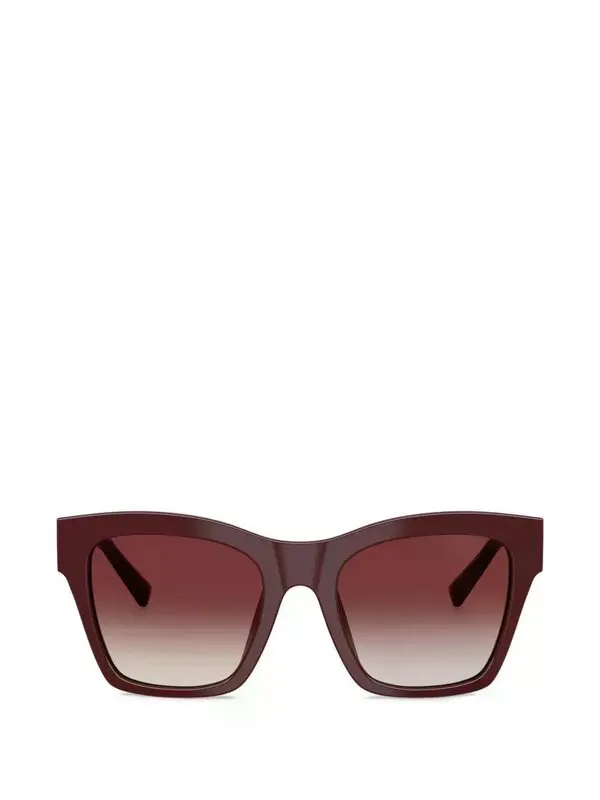 Dolce & Gabbana Bordeaux Square Frame Sunglasses - Red