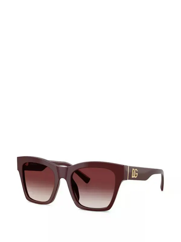 Dolce & Gabbana Bordeaux Square Frame Sunglasses