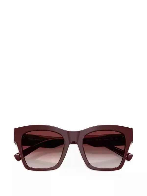 Dolce & Gabbana Bordeaux Square Frame Sunglasses