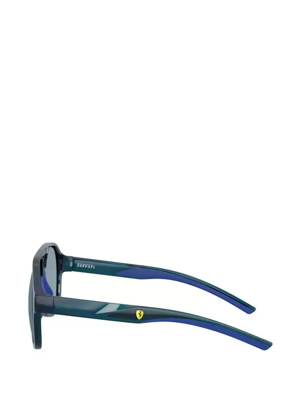 SCUDERIA FERRARI Pilot Frame Sunglasses With Double Bridge