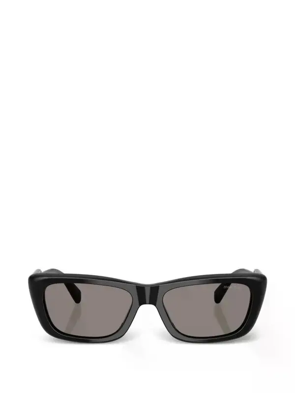 Miu Miu Rectangle Sunglasses - Black