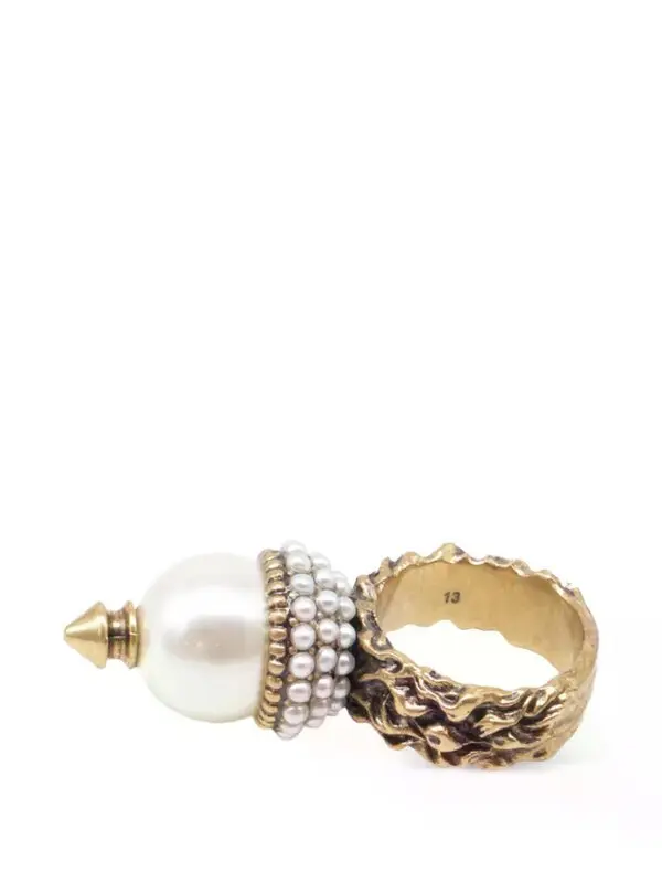 Gucci Faux Pearl Ring