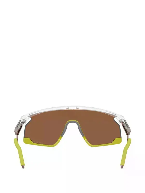 Oakley Bxtr Shield Sunglasses With Engraved Metal Temples