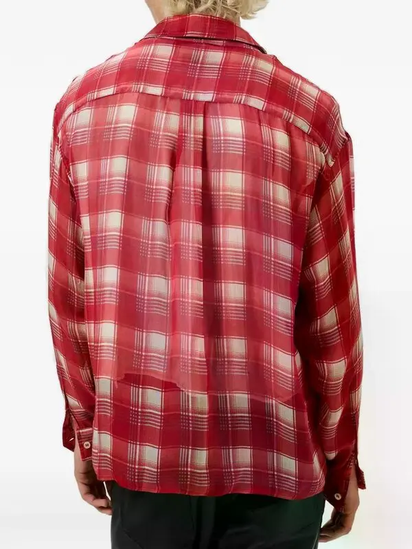 424 Check-pattern Long-sleeve Shirt